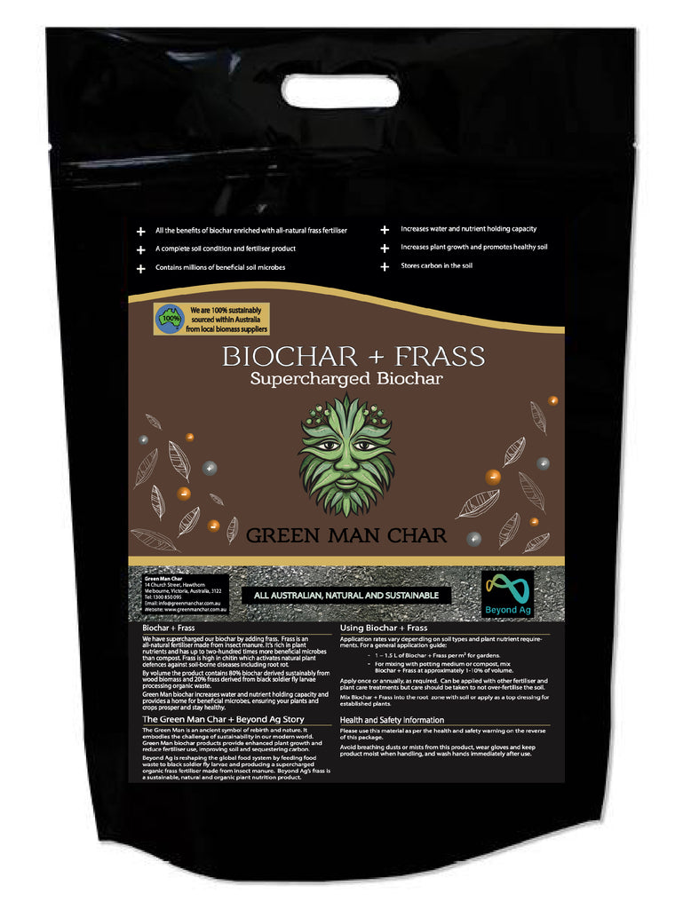 Biochar+Frass – Green Man Char